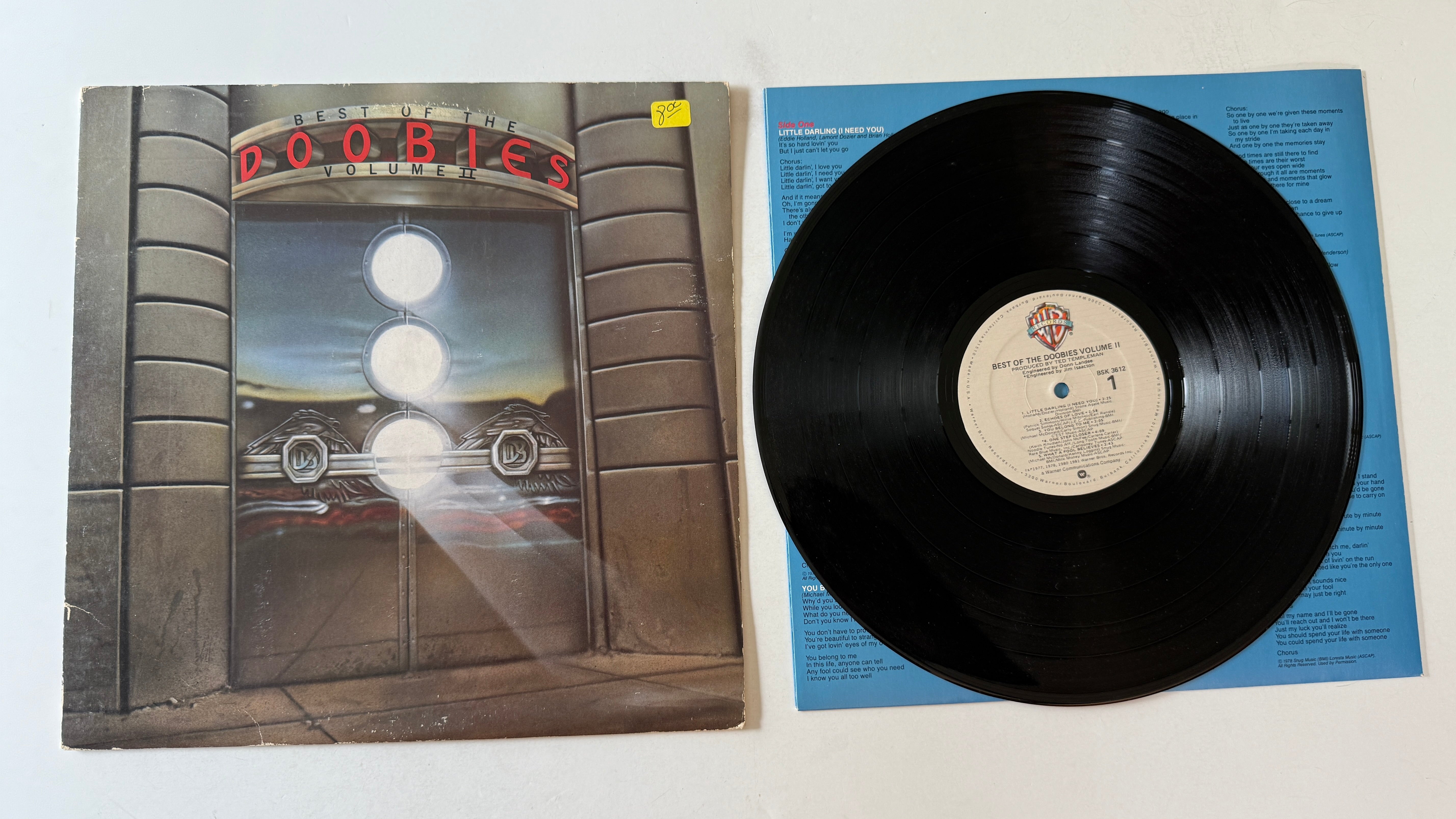 The Doobie Brothers Best Of The Doobies Volume II Used Vinyl LP VG+\VG ...