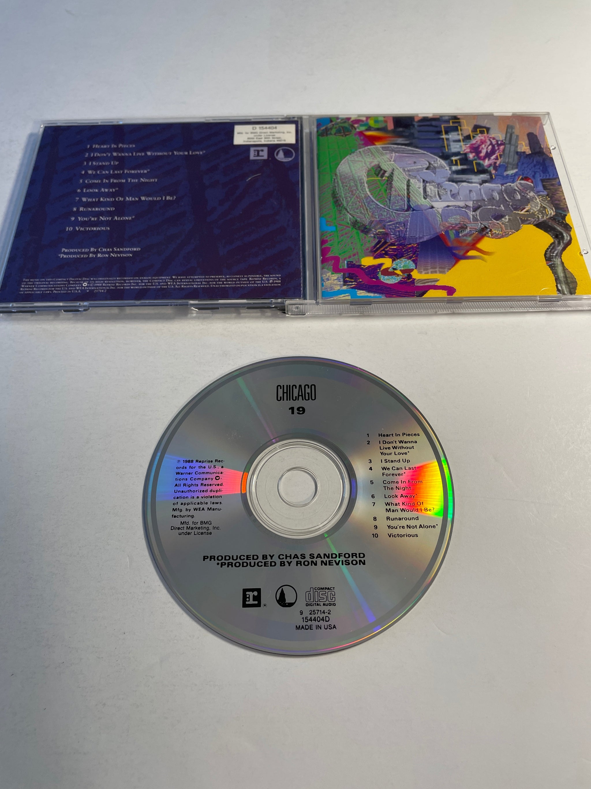 Chicago Chicago 19 Used CD VG+\VG+ - Slow Turnin Vinyl