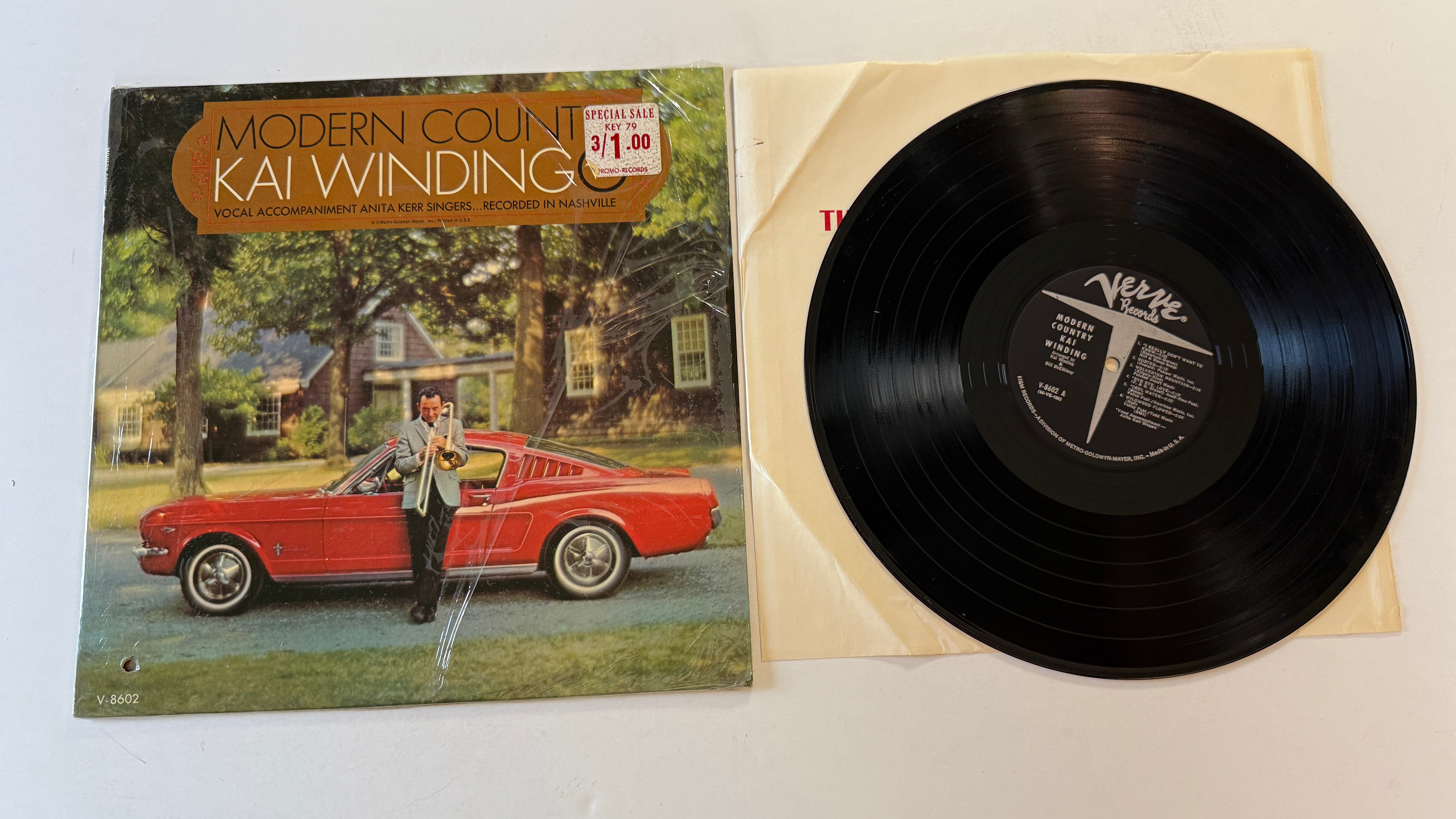 Kai Winding Modern Country Used Vinyl LP VG+\VG+ – Slow Turnin Vinyl