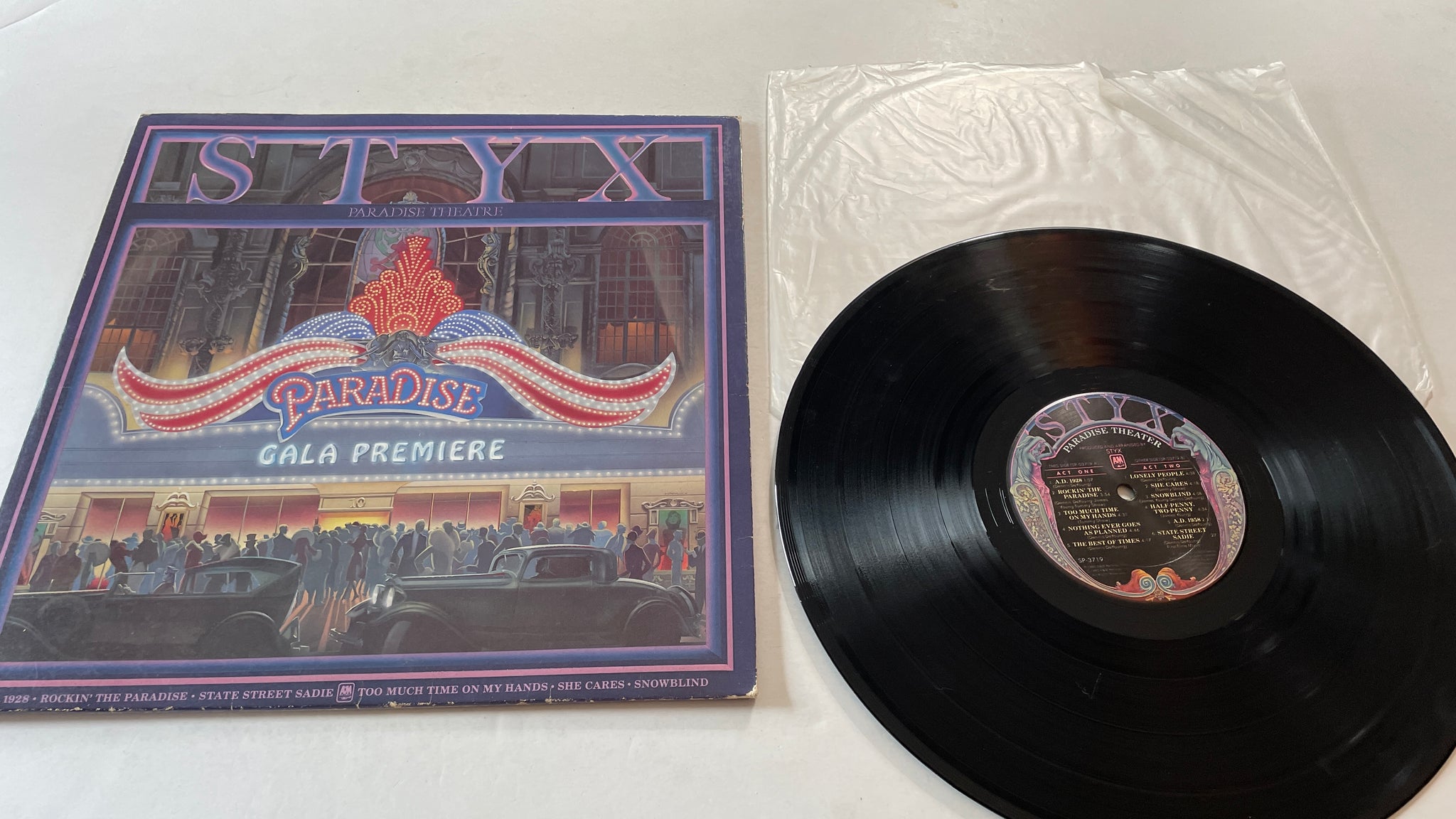 Styx Paradise Theatre Used Vinyl LP VG\VG+ - Slow Turnin Vinyl