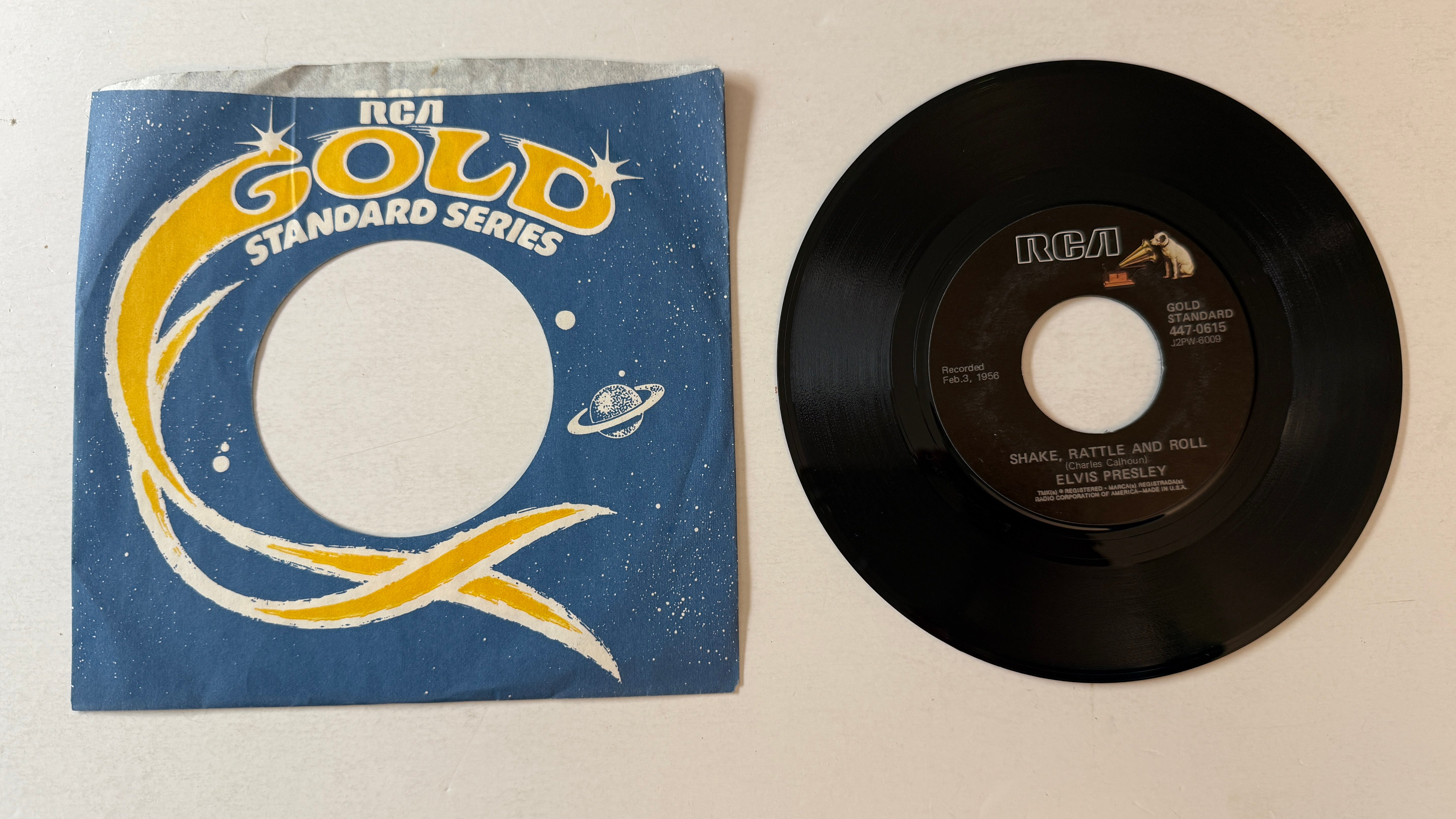 Elvis Presley Shake, Rattle And Roll / Lawdy Miss Clawdy Used 45 RPM 7 ...