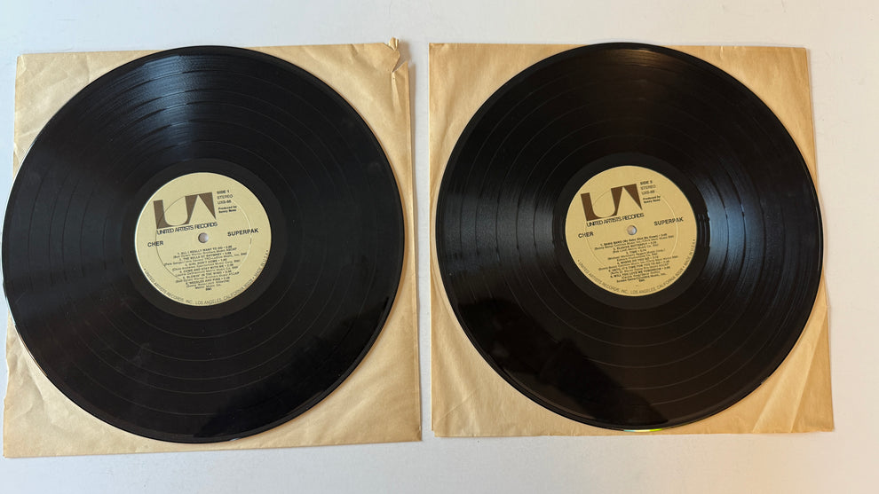 Cher Superpak Used Vinyl 2LP VG+\VG – Slow Turnin Vinyl