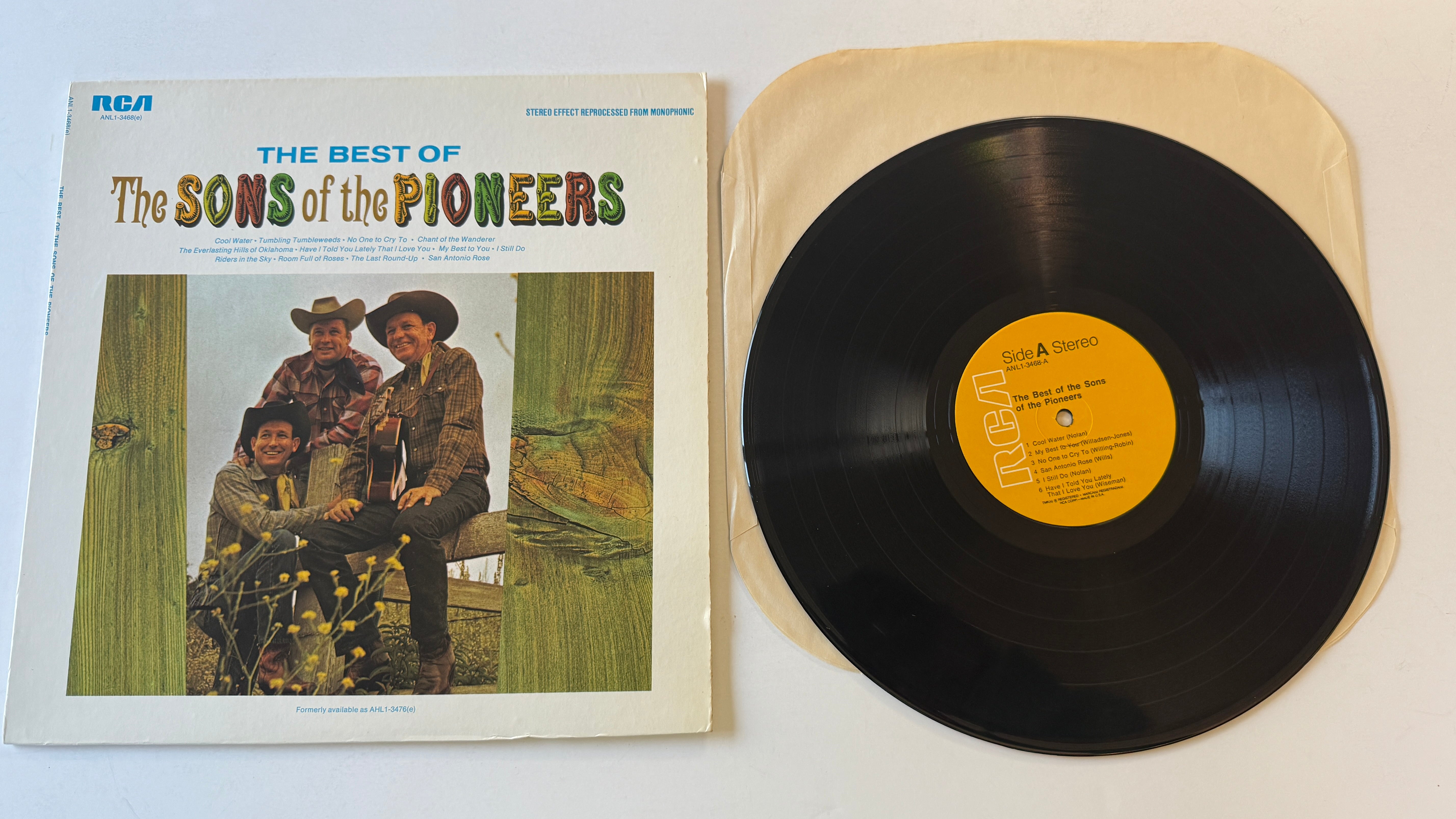 The Sons Of The Pioneers The Best Of Used Vinyl LP VG+\VG+ – Slow ...