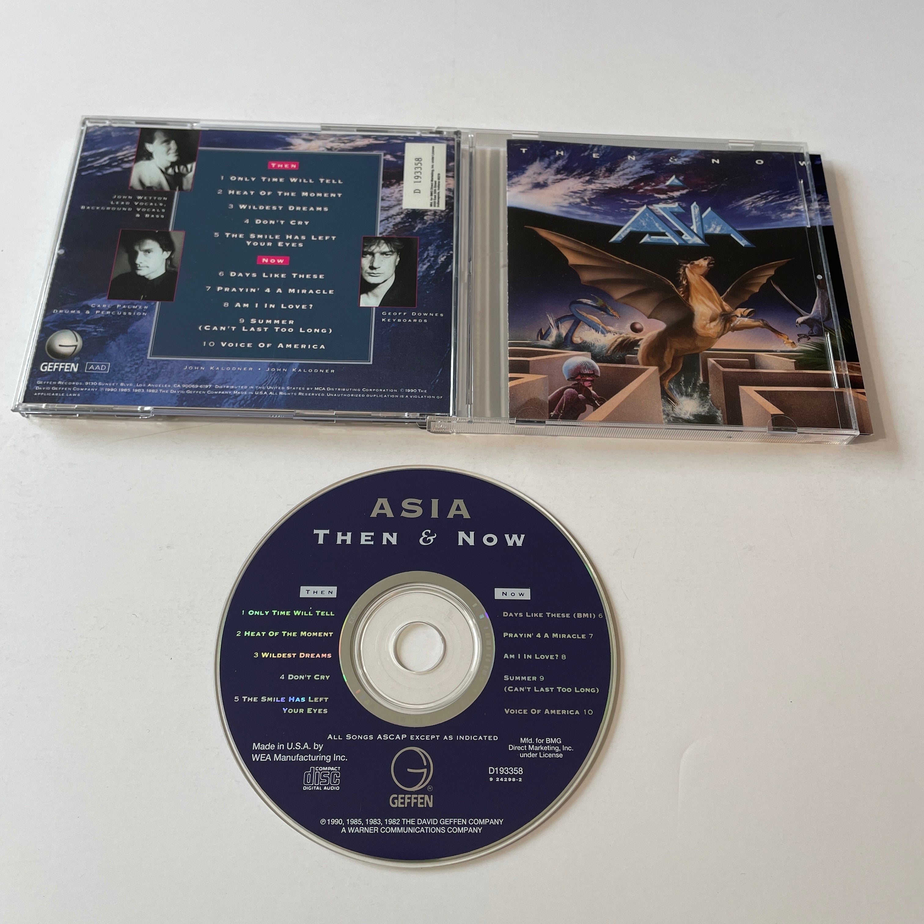 Asia Then & Now Used CD VG+\VG+ – Slow Turnin Vinyl