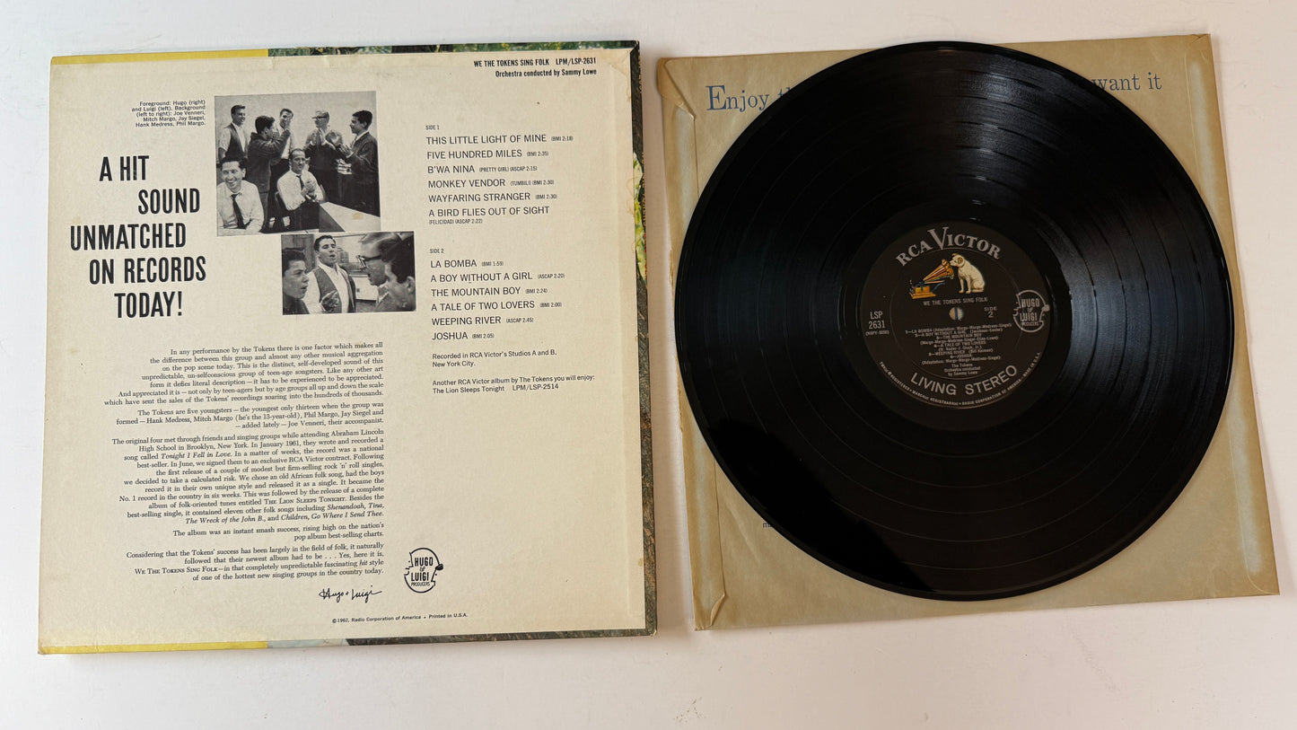 The Tokens We The Tokens Sing Folk Used Vinyl LP VG+\VG – Slow Turnin Vinyl