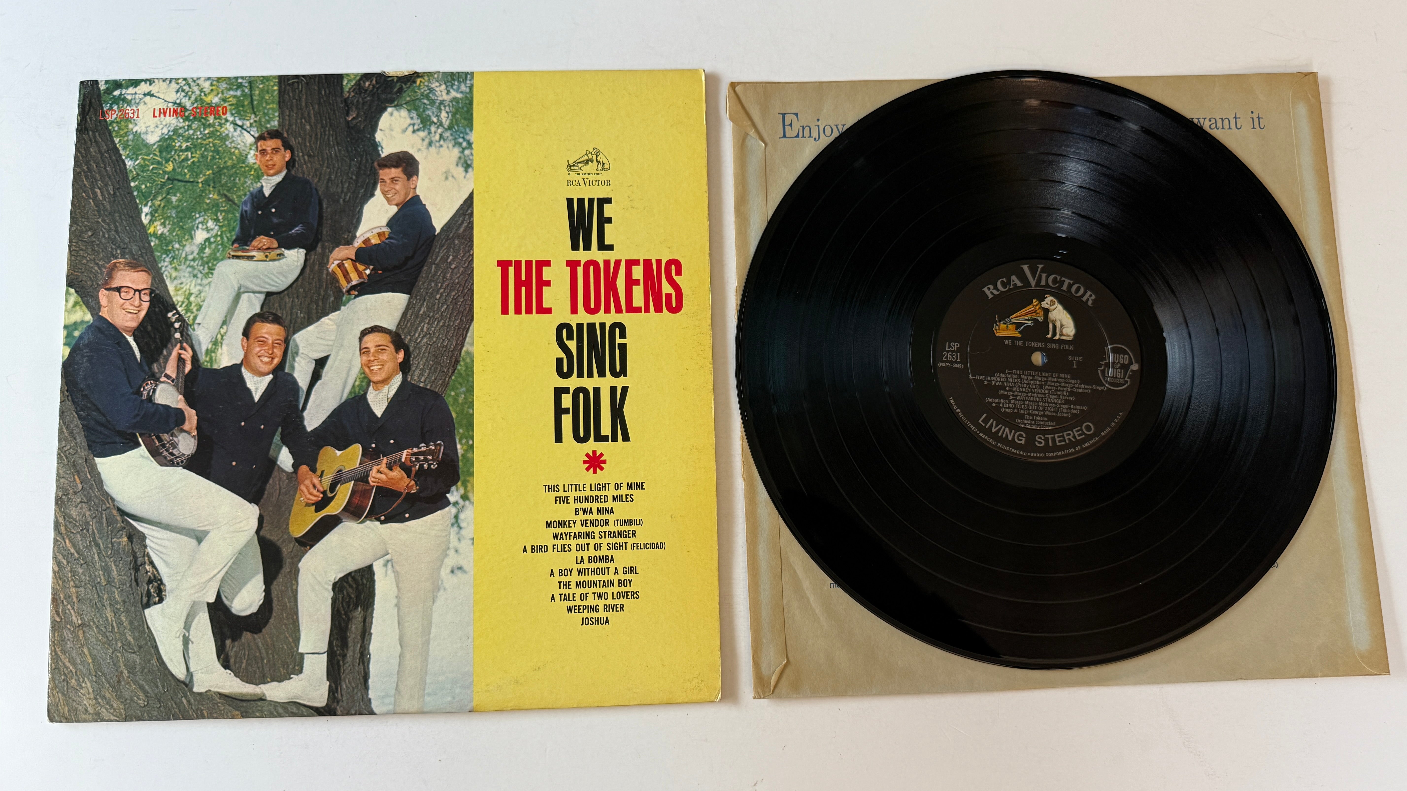 The Tokens We The Tokens Sing Folk Used Vinyl LP VG+\VG – Slow Turnin Vinyl
